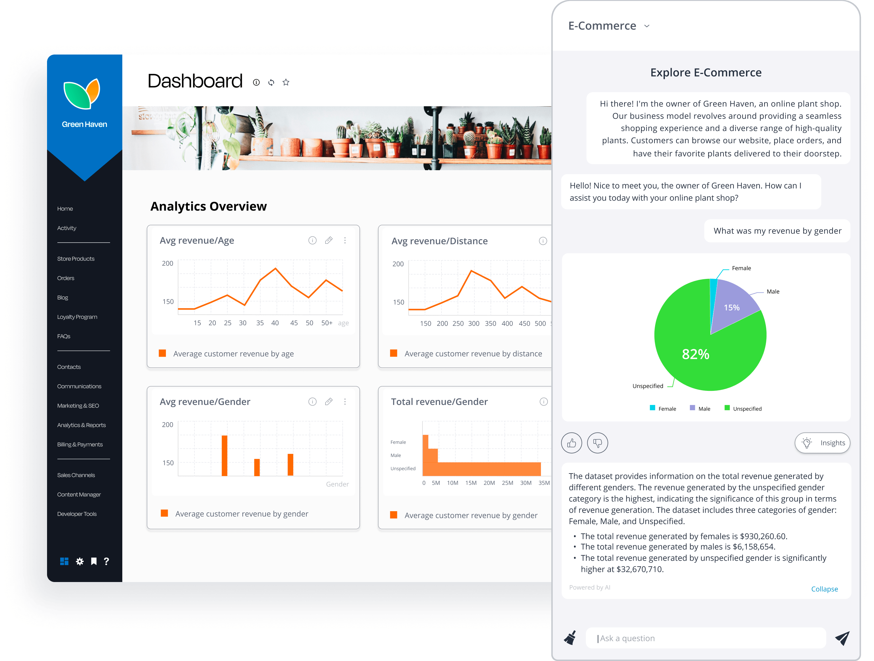 Conversational Analytics GenAI Chabot Conversational Analytics GenAI Chabot
