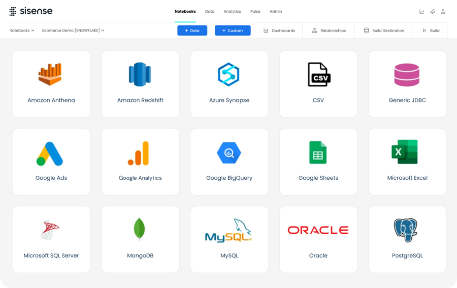 Sisense Data Connectivity: Access All Your Data in One Place